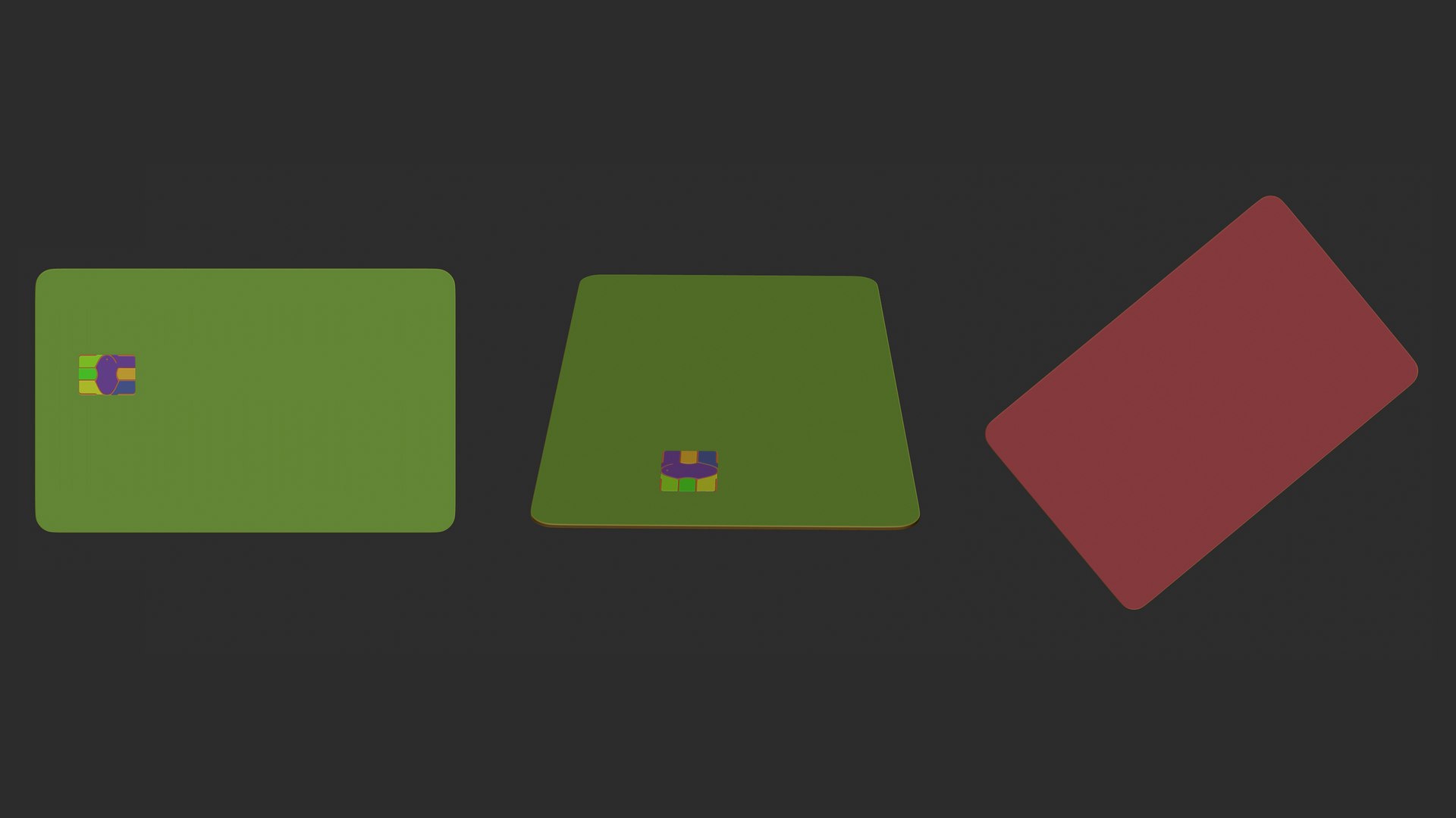 3D Nubank Ultraviolet Mastercard Black Credit Card - TurboSquid 2141794