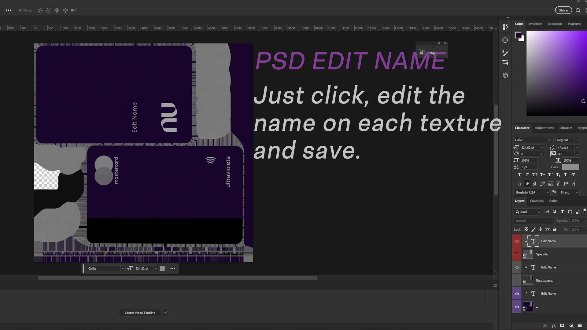 3D Nubank Ultraviolet Mastercard Black Credit Card - TurboSquid 2141794