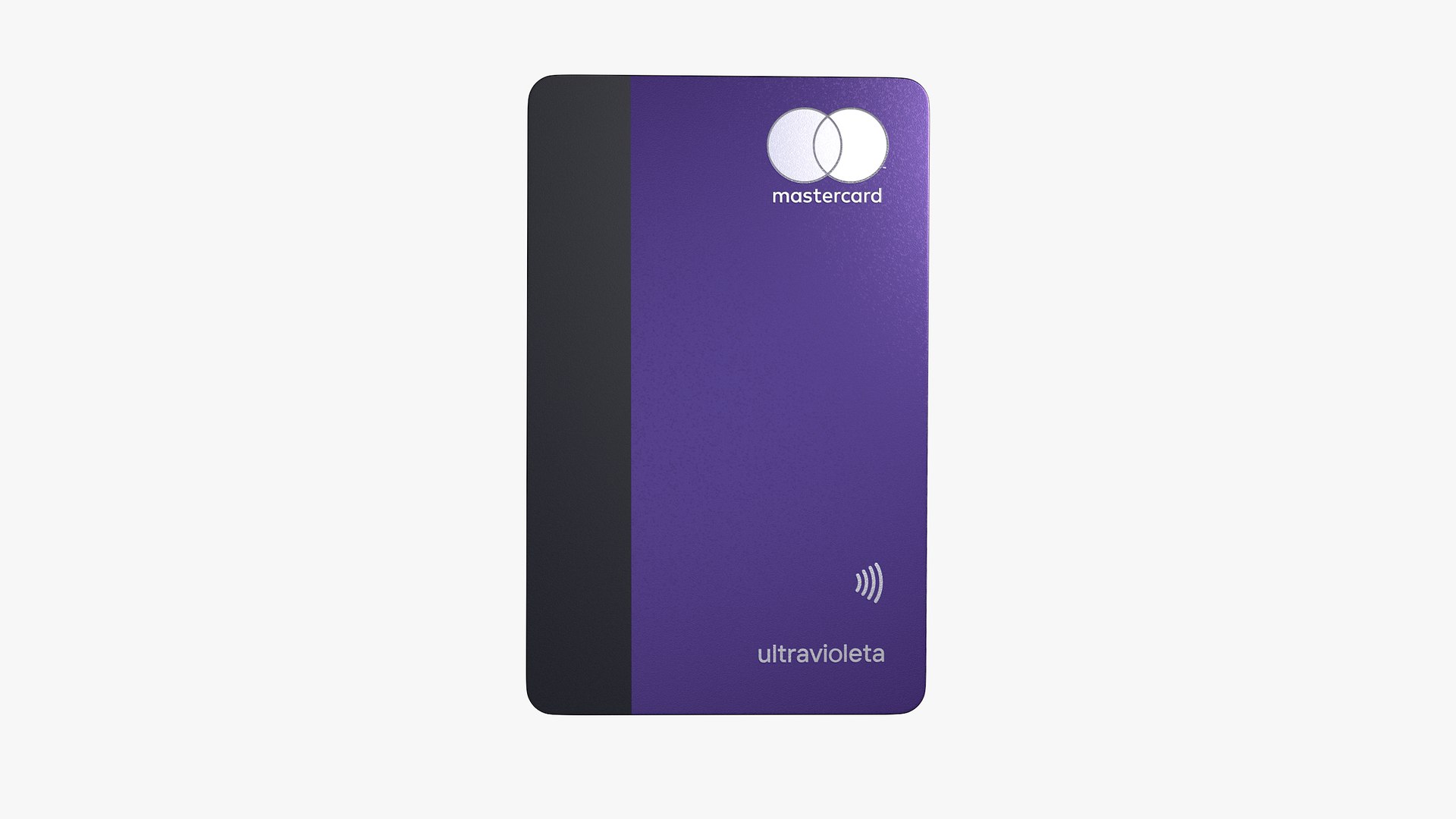3D Nubank Ultraviolet Mastercard Black Credit Card - TurboSquid 2141794