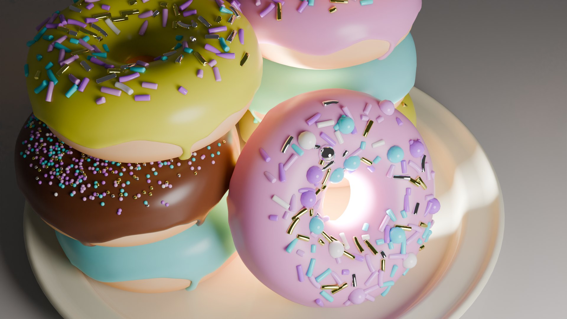 Donut 3D - TurboSquid 2203737