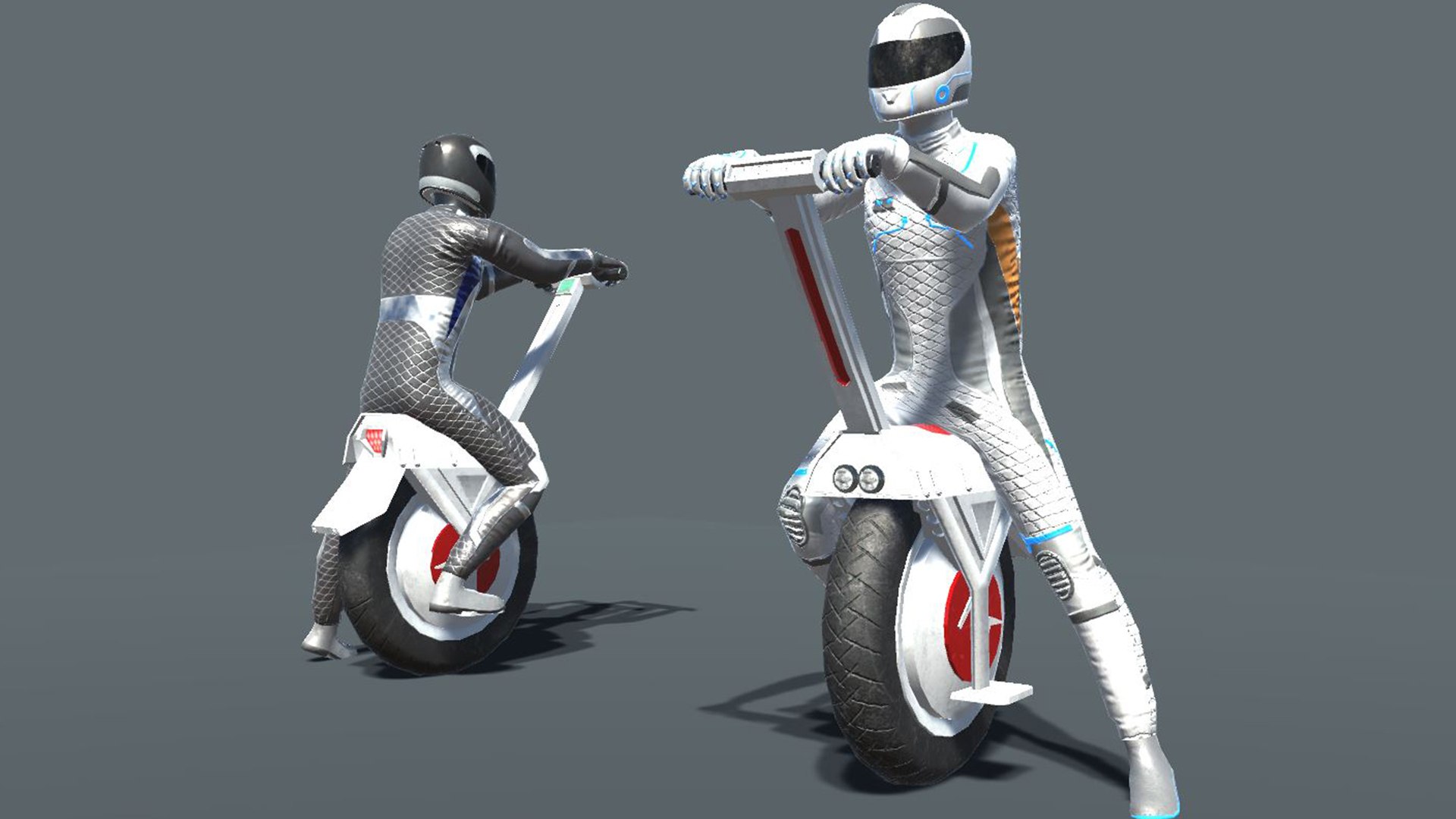 Electric Uni Cycle Animations 3D Model - TurboSquid 1931678