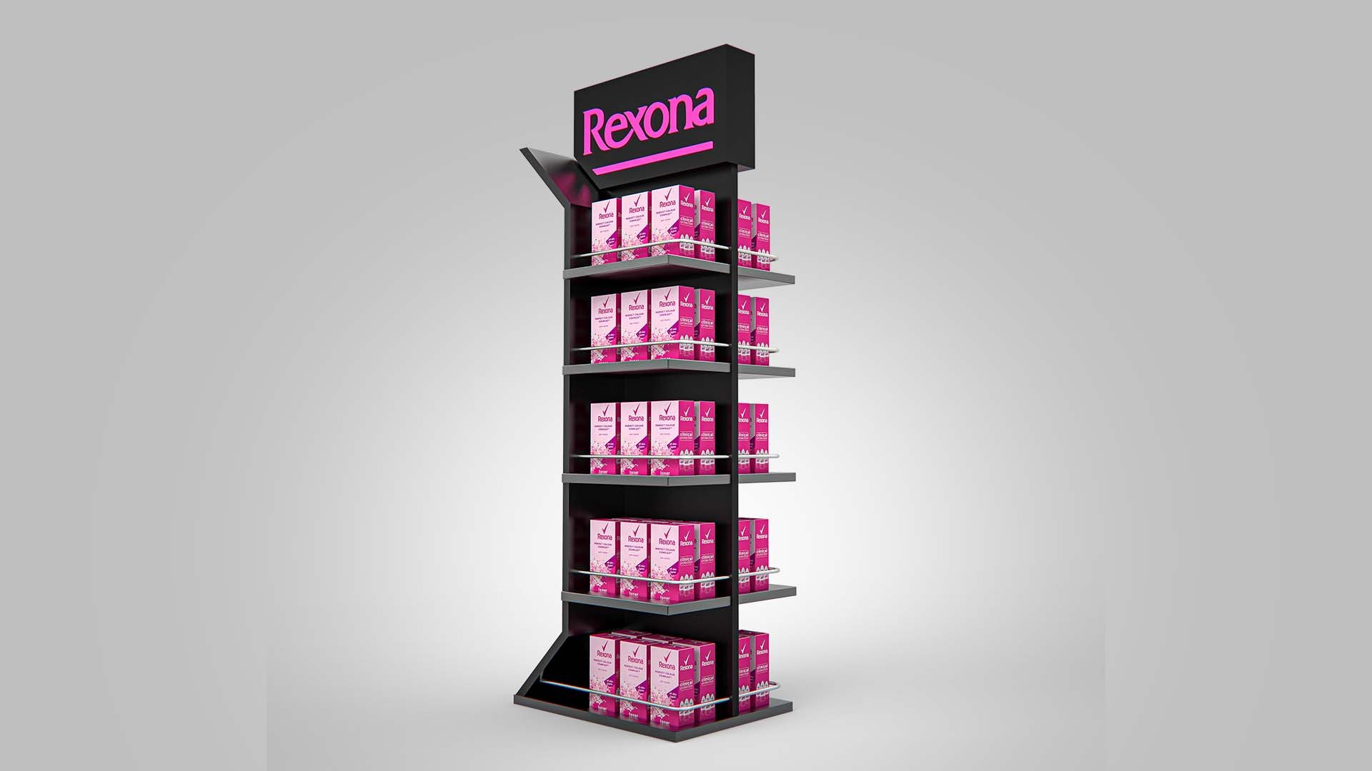 3D Display Shelving Rack - TurboSquid 2042972