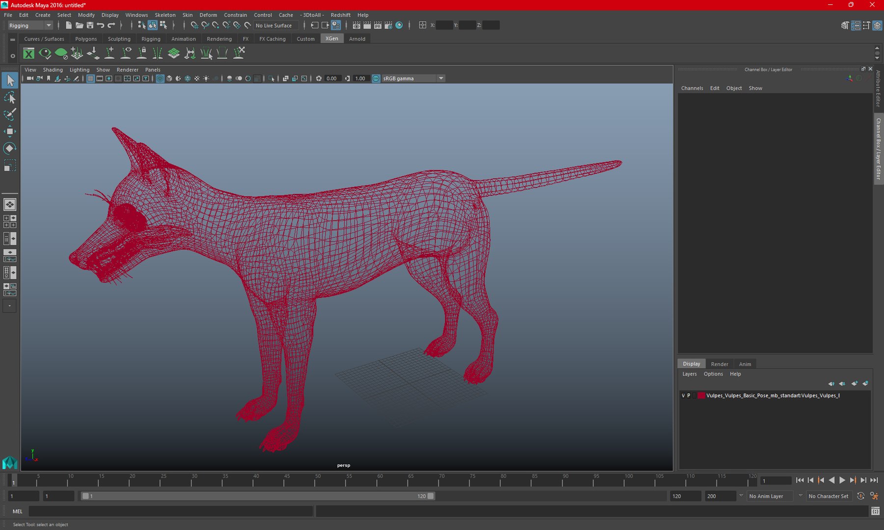 Vulpes Vulpes Basic Pose 3D - TurboSquid 2182903