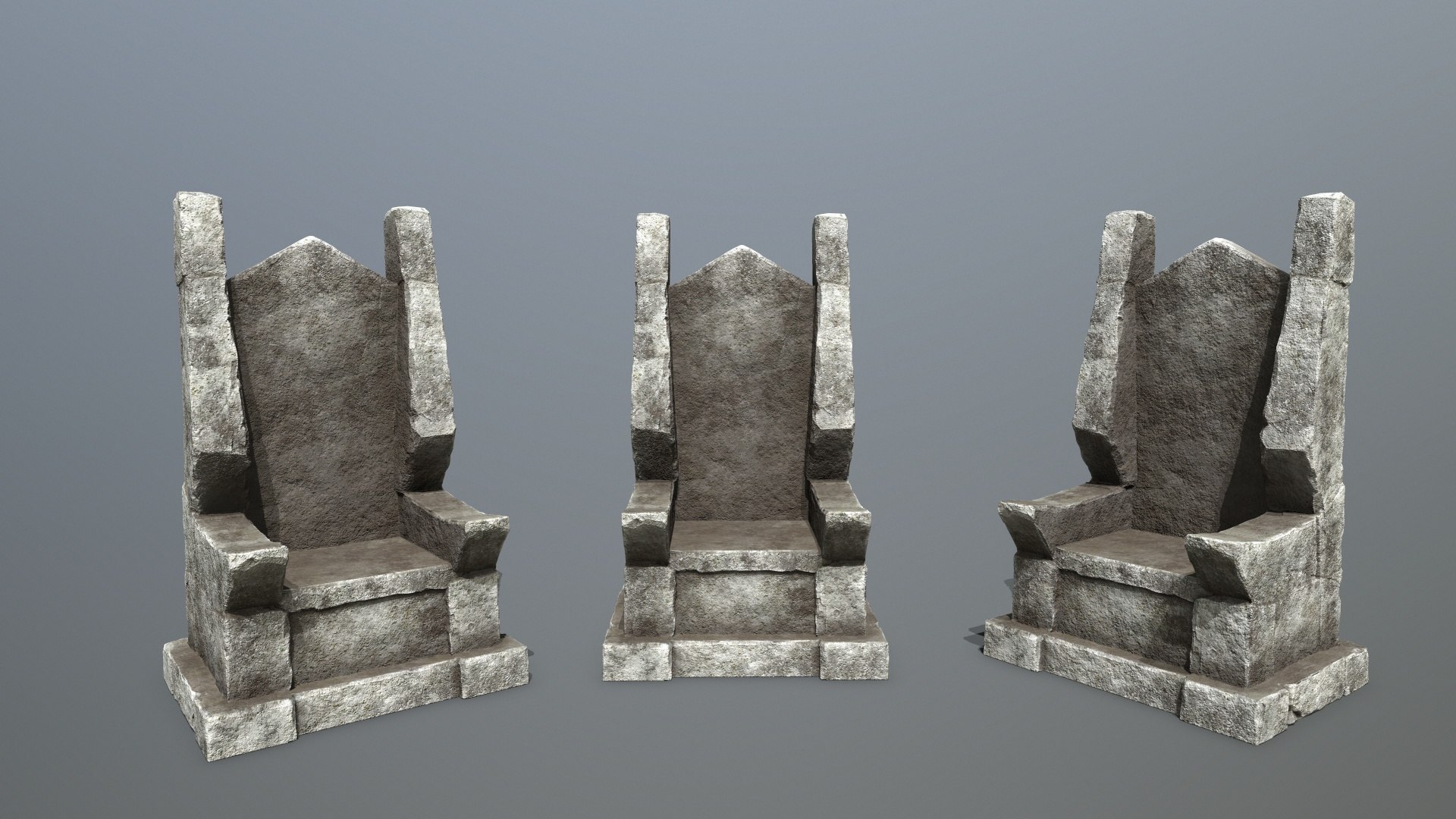 Stone Throne 3D Model - TurboSquid 2276142