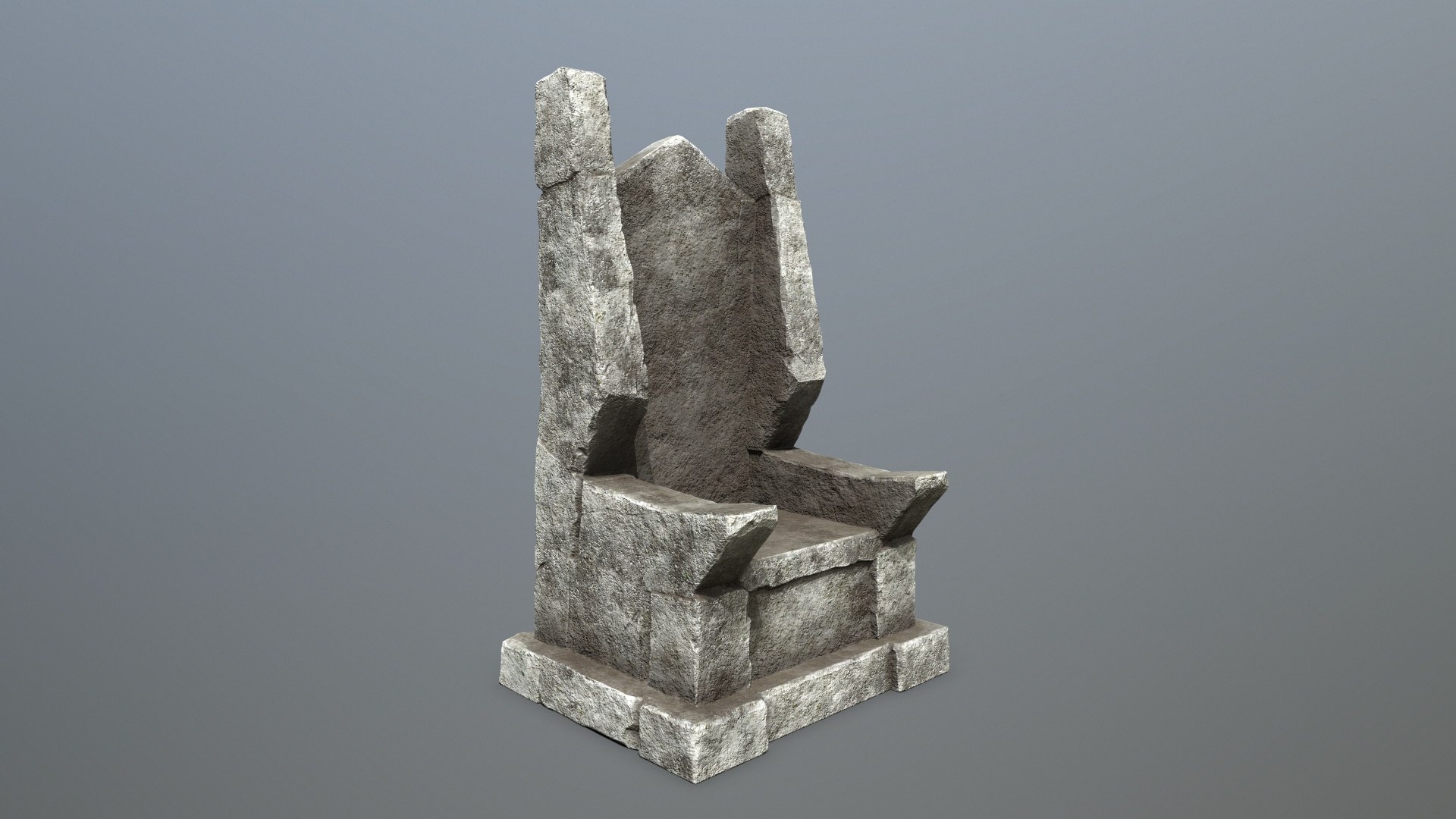 Stone Throne 3D Model - TurboSquid 2276142