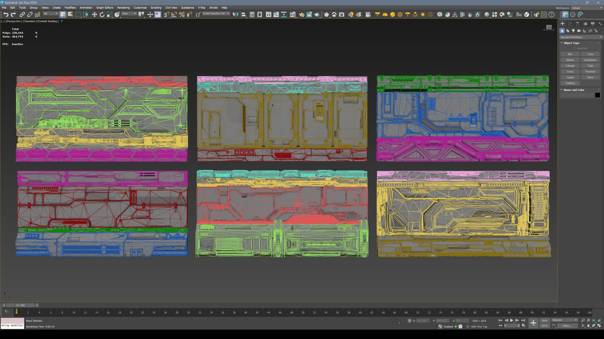 Sci-Fi Architecture Panels Pack Vol 02 Model - TurboSquid 1960935