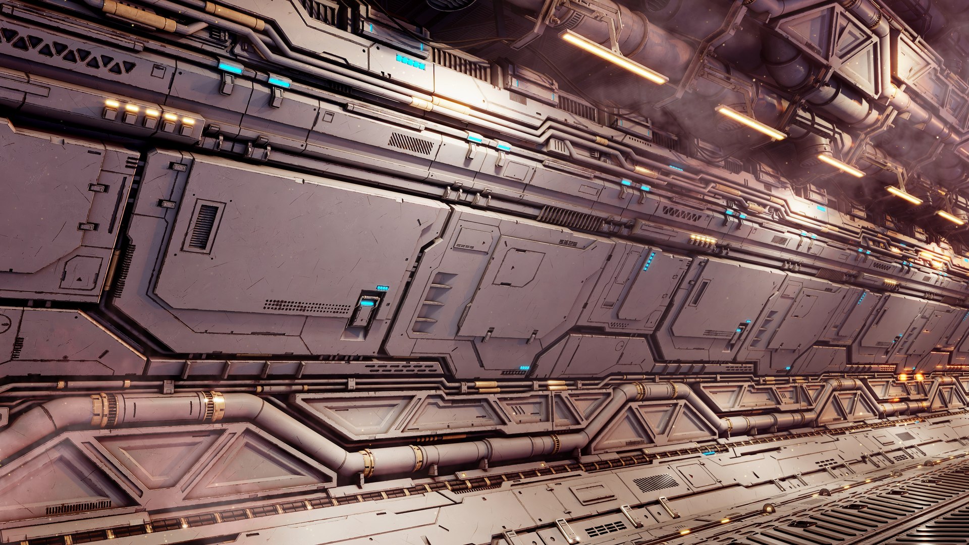 Sci-Fi Architecture Panels Pack vol 02 model - TurboSquid 1960935