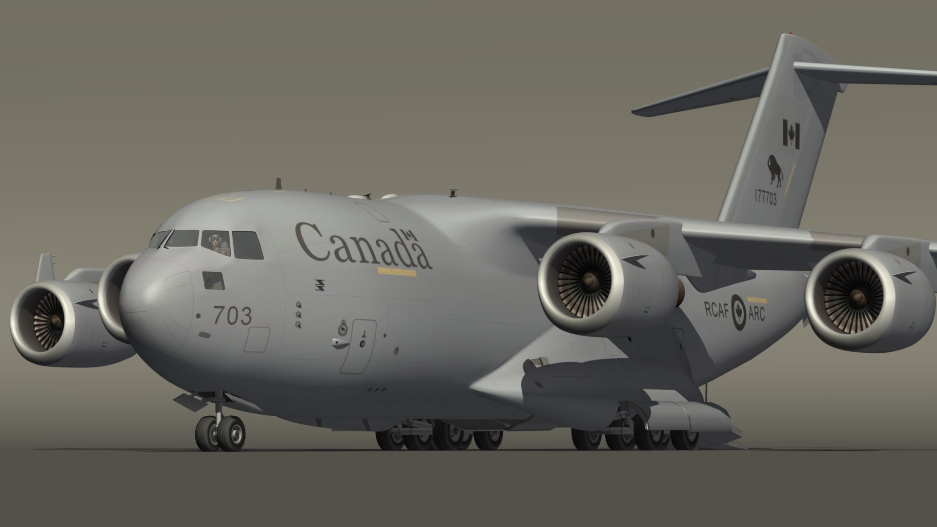 Boeing CC-177 RCAF model - TurboSquid 1975535
