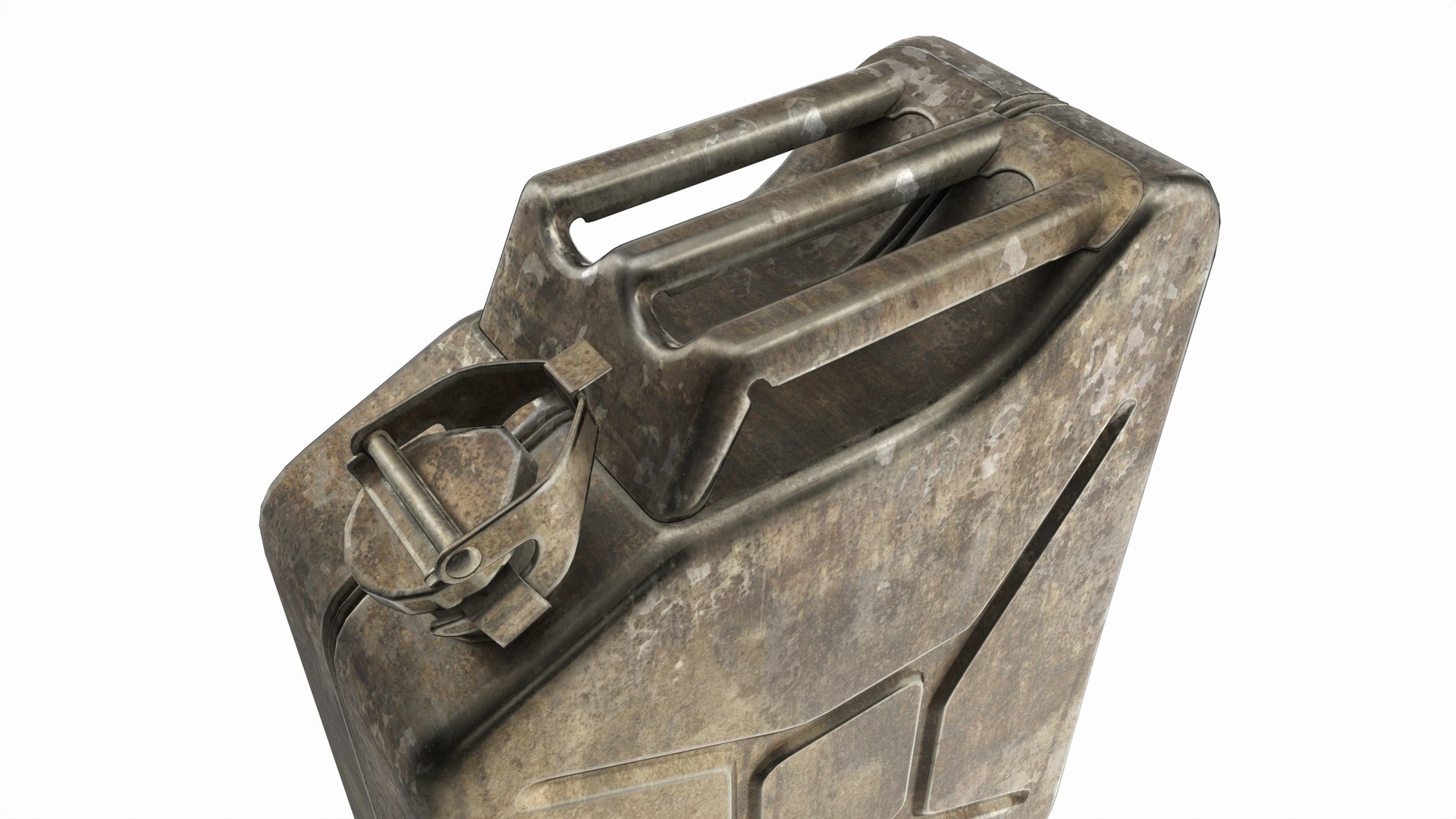 Classic Metal Jerry Can 02 3D Model - TurboSquid 2195340