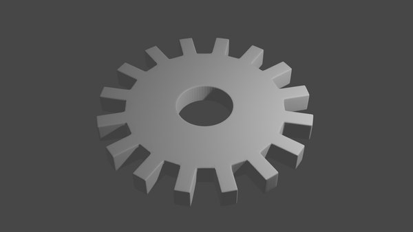 Simple Spur Gear 3D model - TurboSquid 1978661