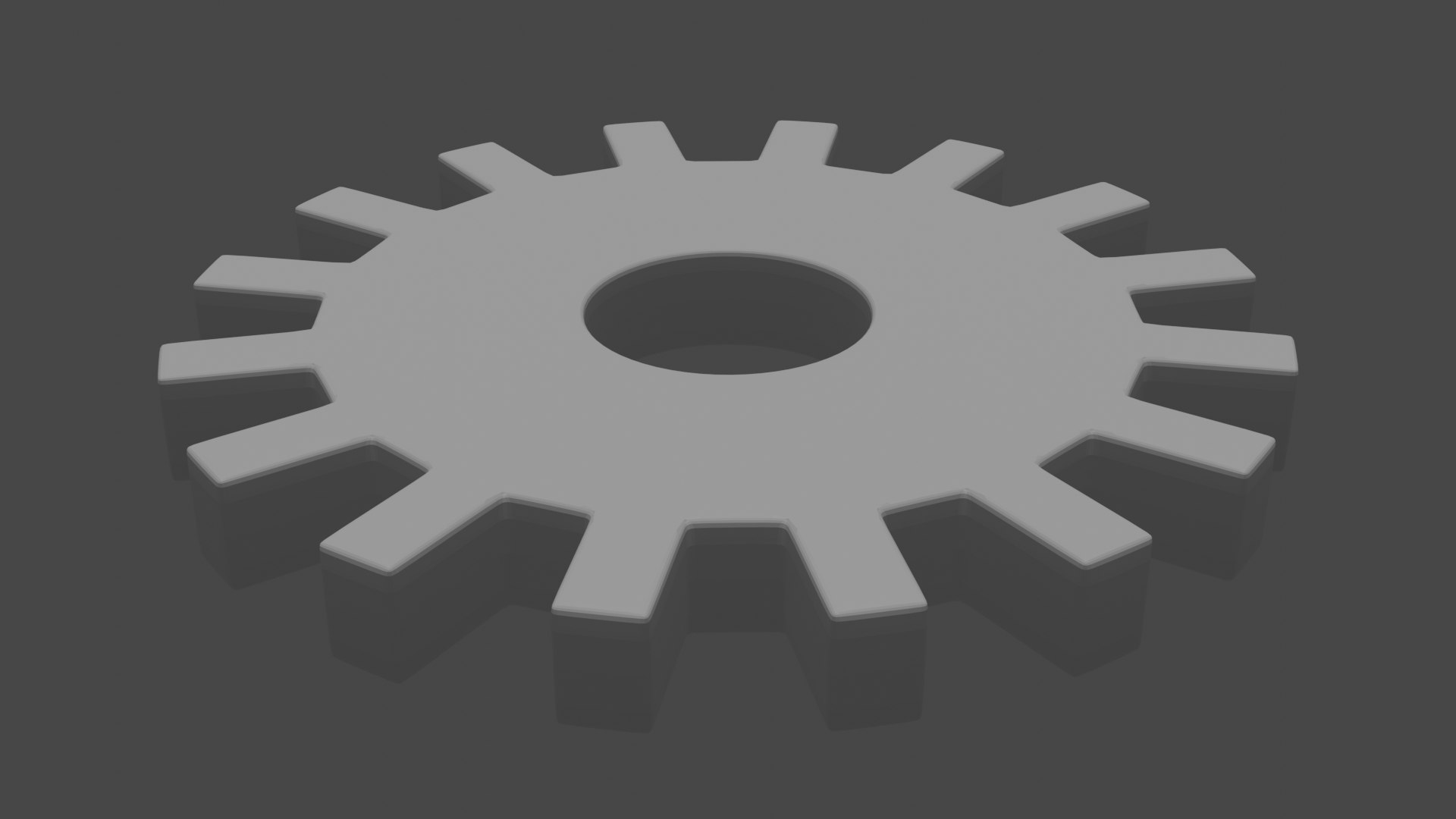 Simple Spur Gear 3D Model - TurboSquid 1978661