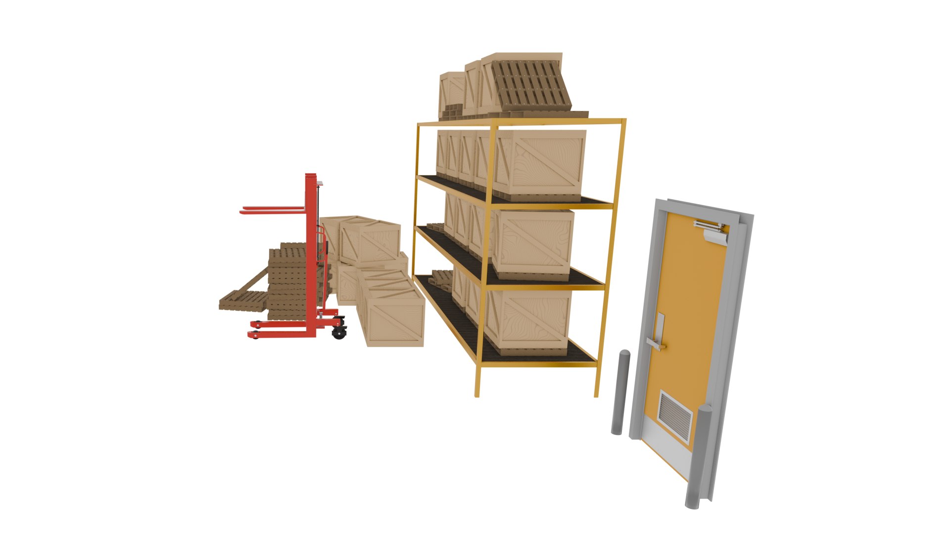 Warehouse Assets 3D Model - TurboSquid 2211022