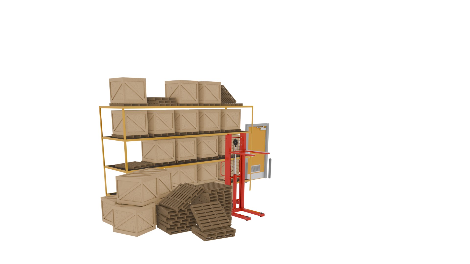 Warehouse Assets 3D Model - TurboSquid 2211022