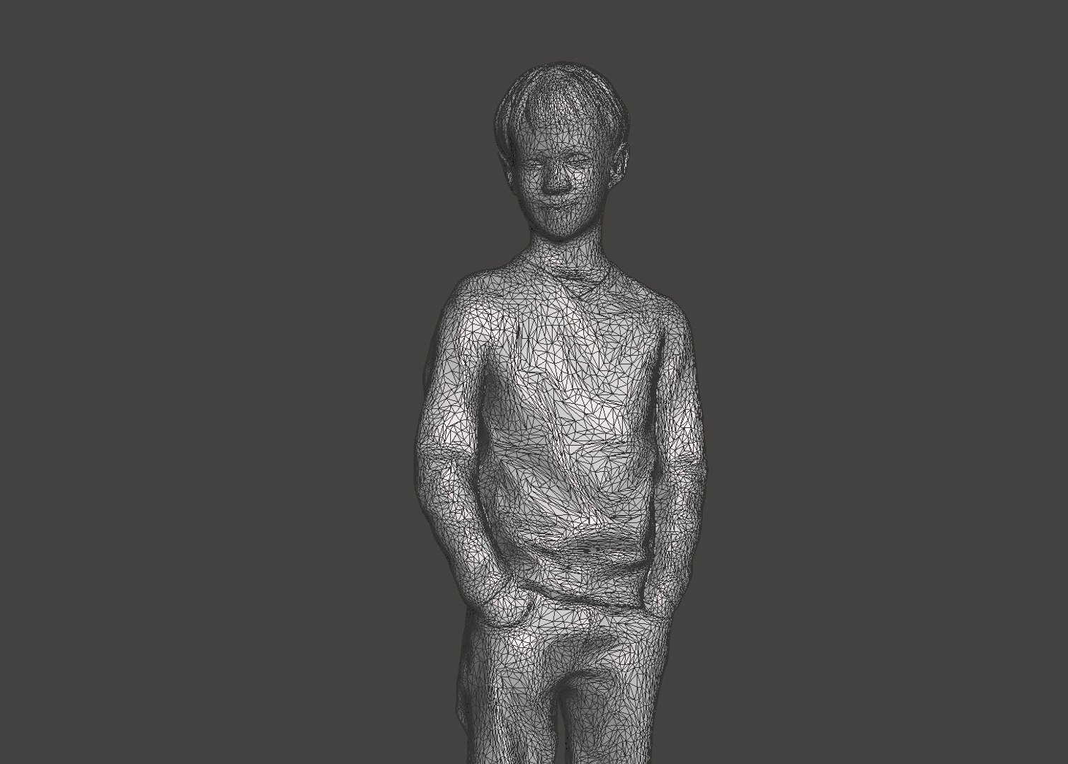 3D scanned child - TurboSquid 1502639