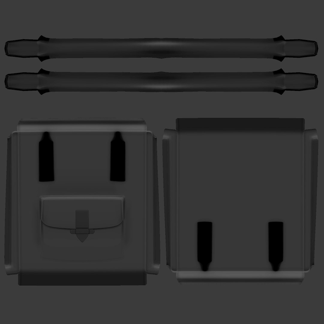3D Brief Slim Hand Bag - TurboSquid 1968897