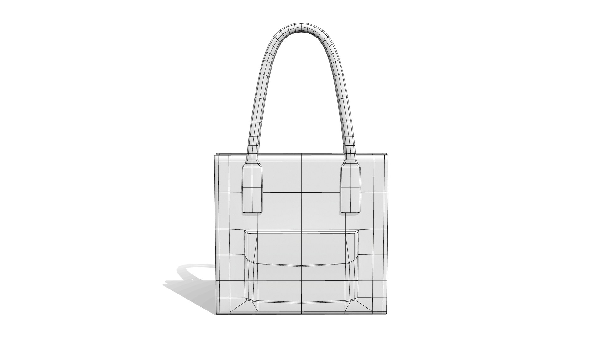 3D Brief Slim Hand Bag - TurboSquid 1968897