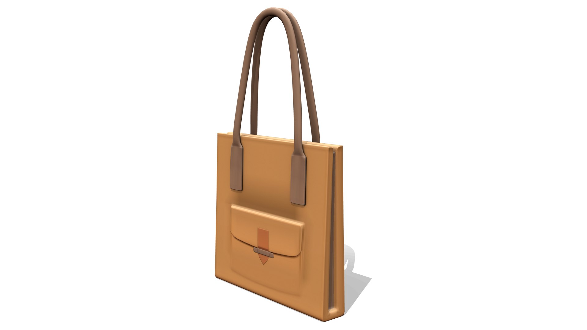3D Brief Slim Hand Bag - TurboSquid 1968897