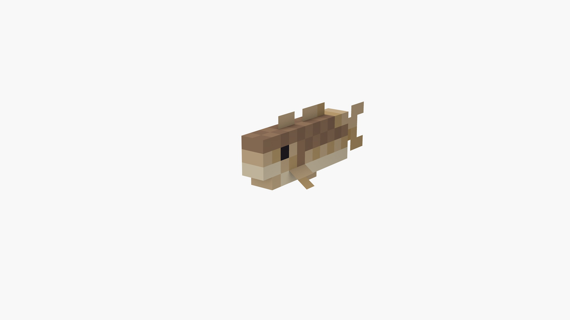 3D Cod Minecraft - TurboSquid 2364641