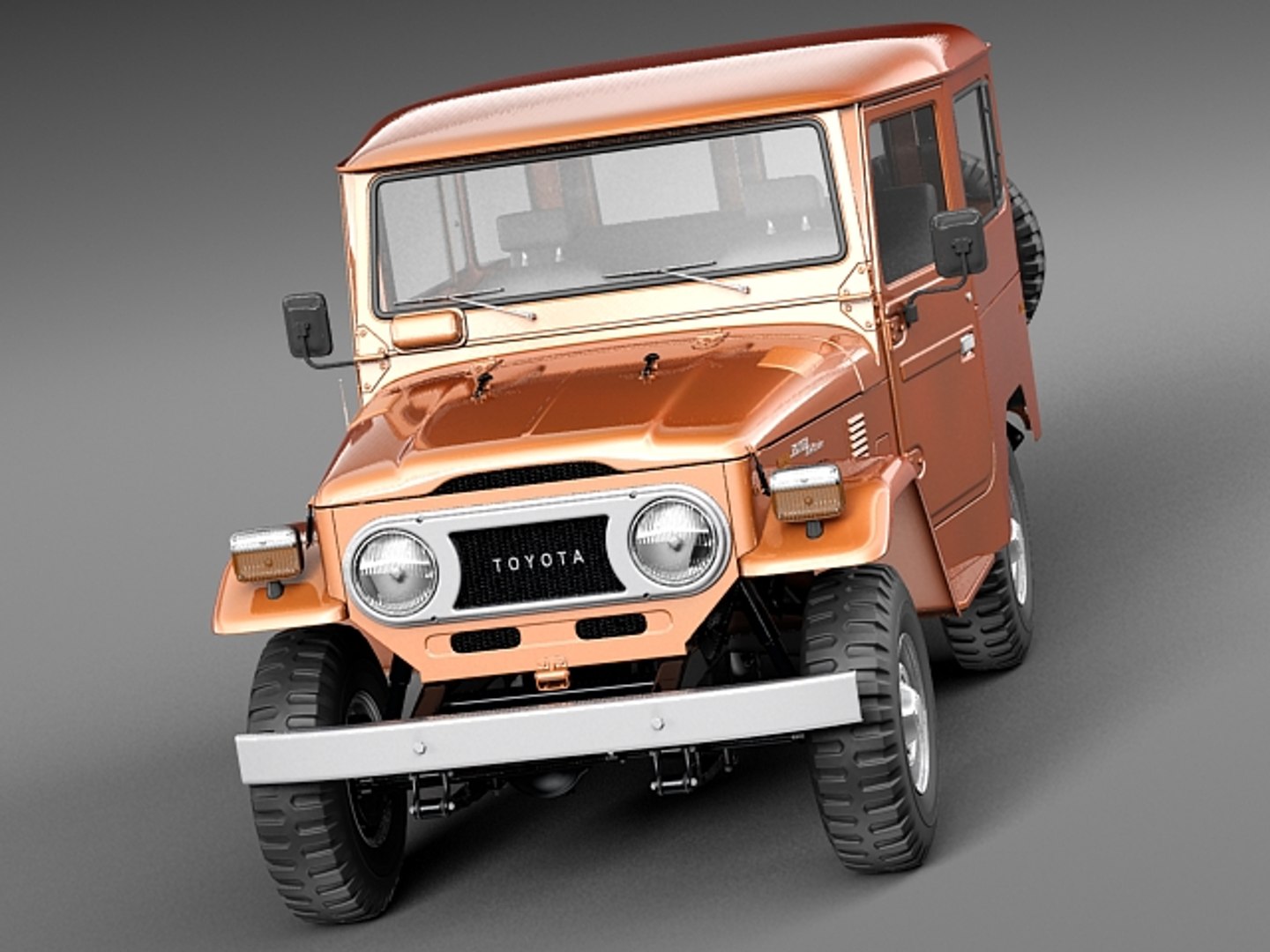 3d Model Of Toyota Land Cruiser Fj40
