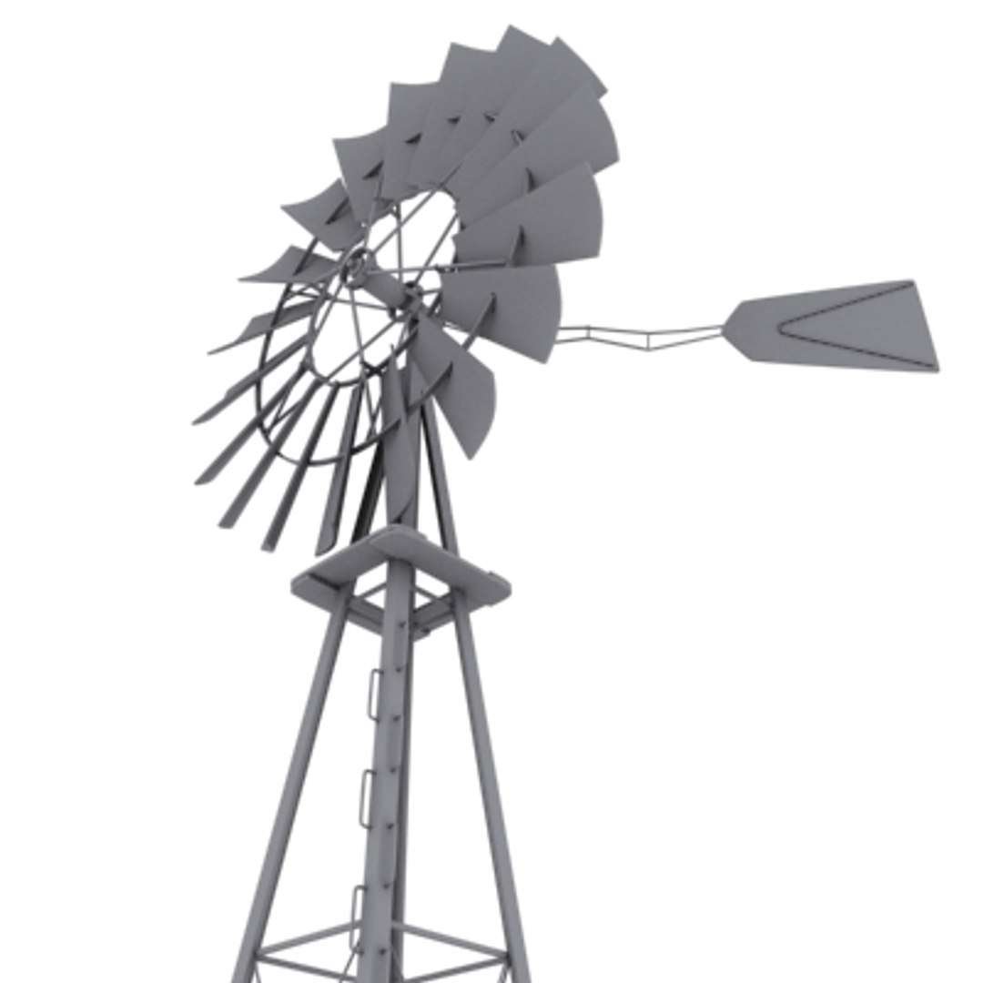3d Model Simple Windmill