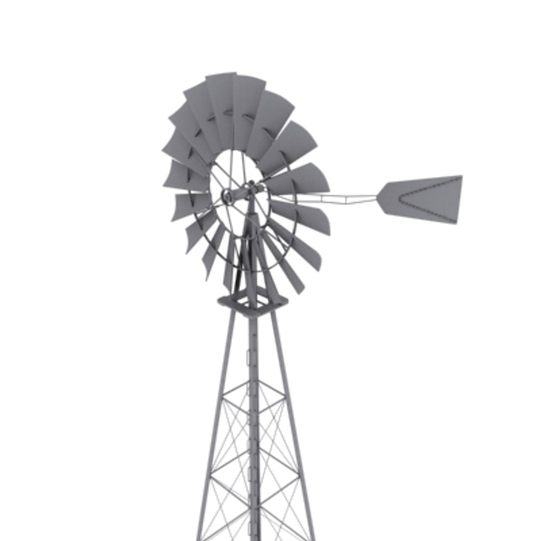 3d Model Simple Windmill