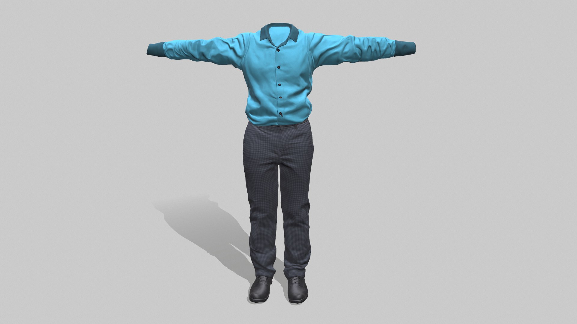 Mens Wear Daily Low-poly Model - TurboSquid 1857140