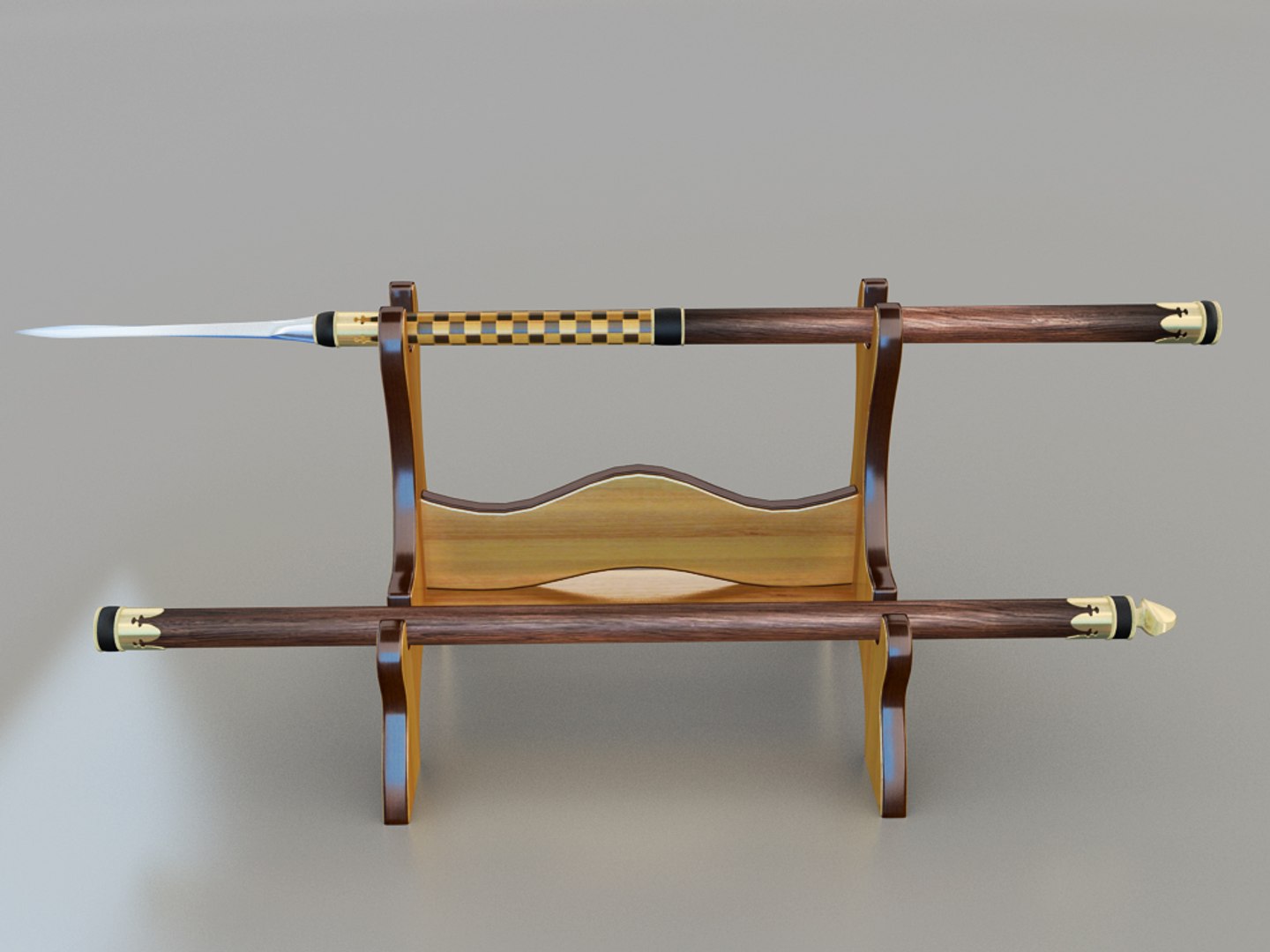 Japanese Yari 3d Max