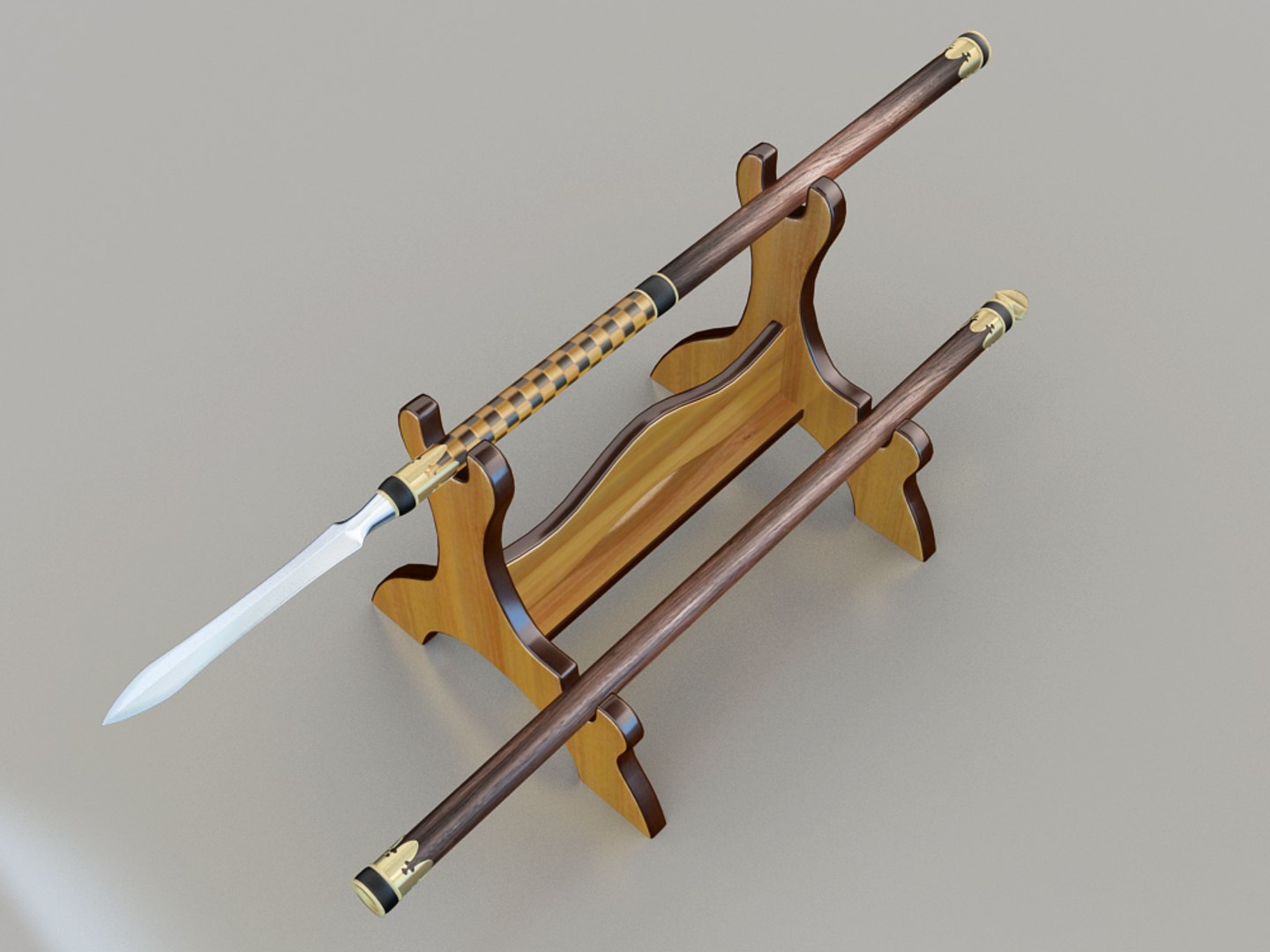 Japanese Yari 3d Max