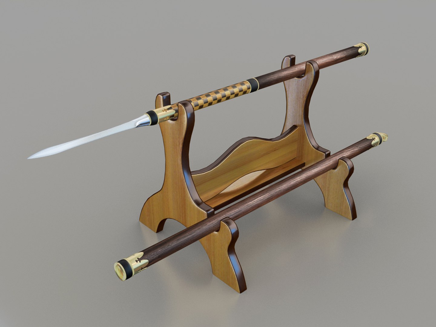 Japanese Yari 3d Max