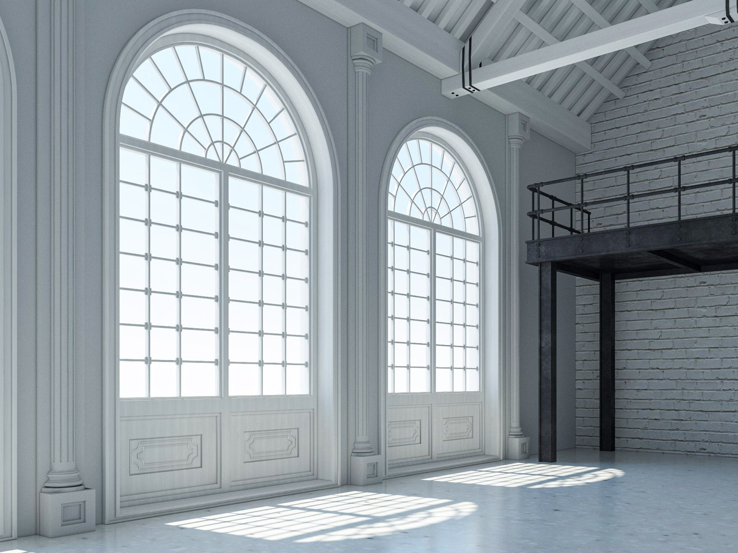 Loft Interior 6 3D Model - TurboSquid 2096658