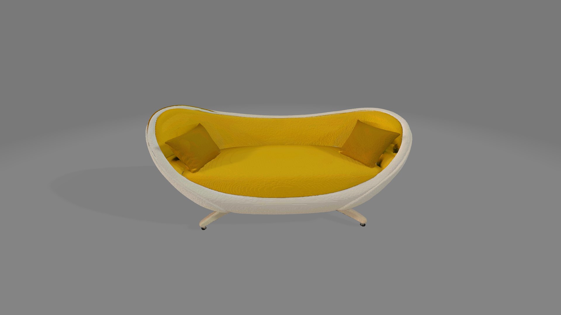 Modern Curved Sofa 3D Model - TurboSquid 2385965