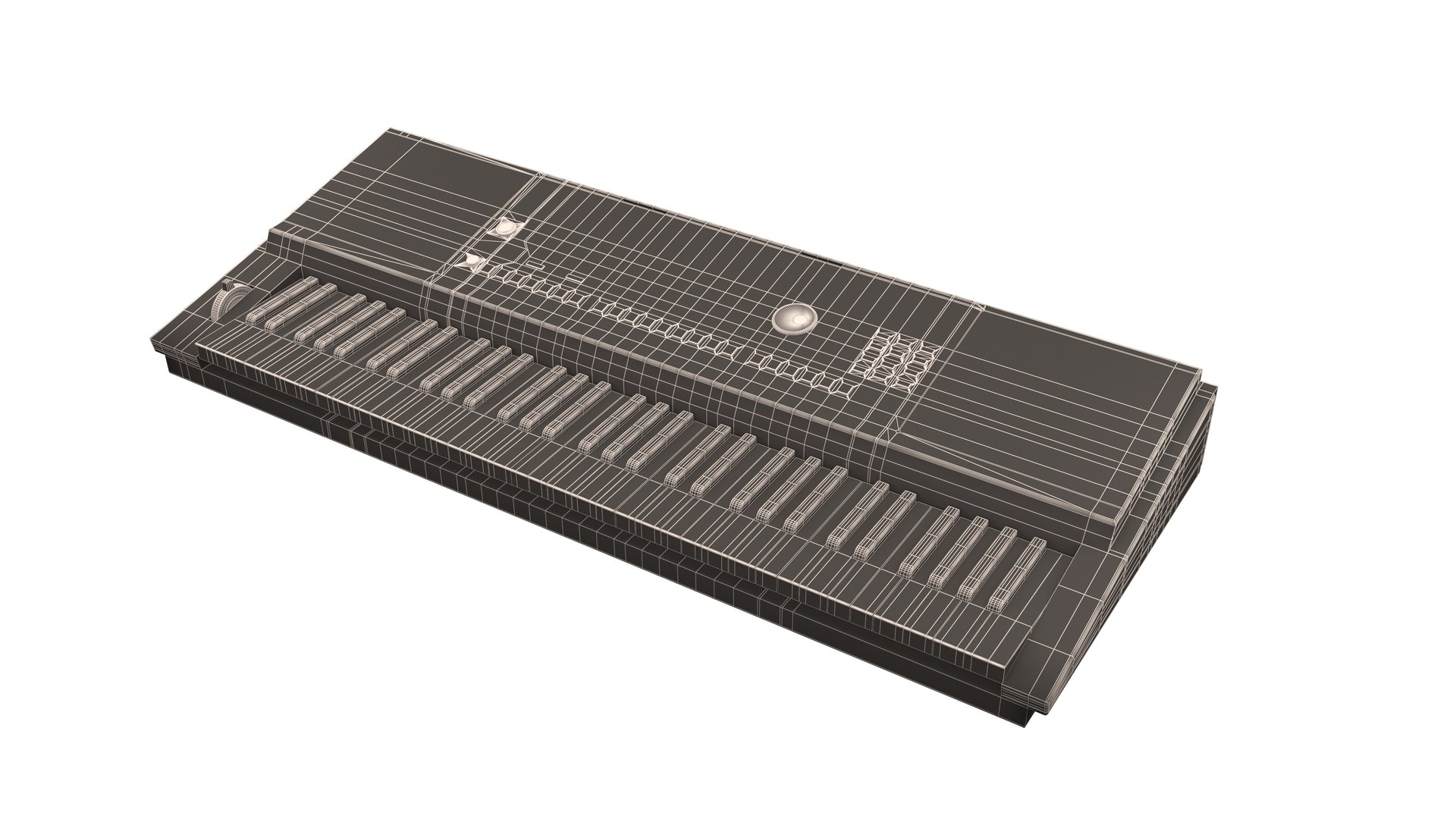 Roland Keyboard Red Clour Model - TurboSquid 1841079