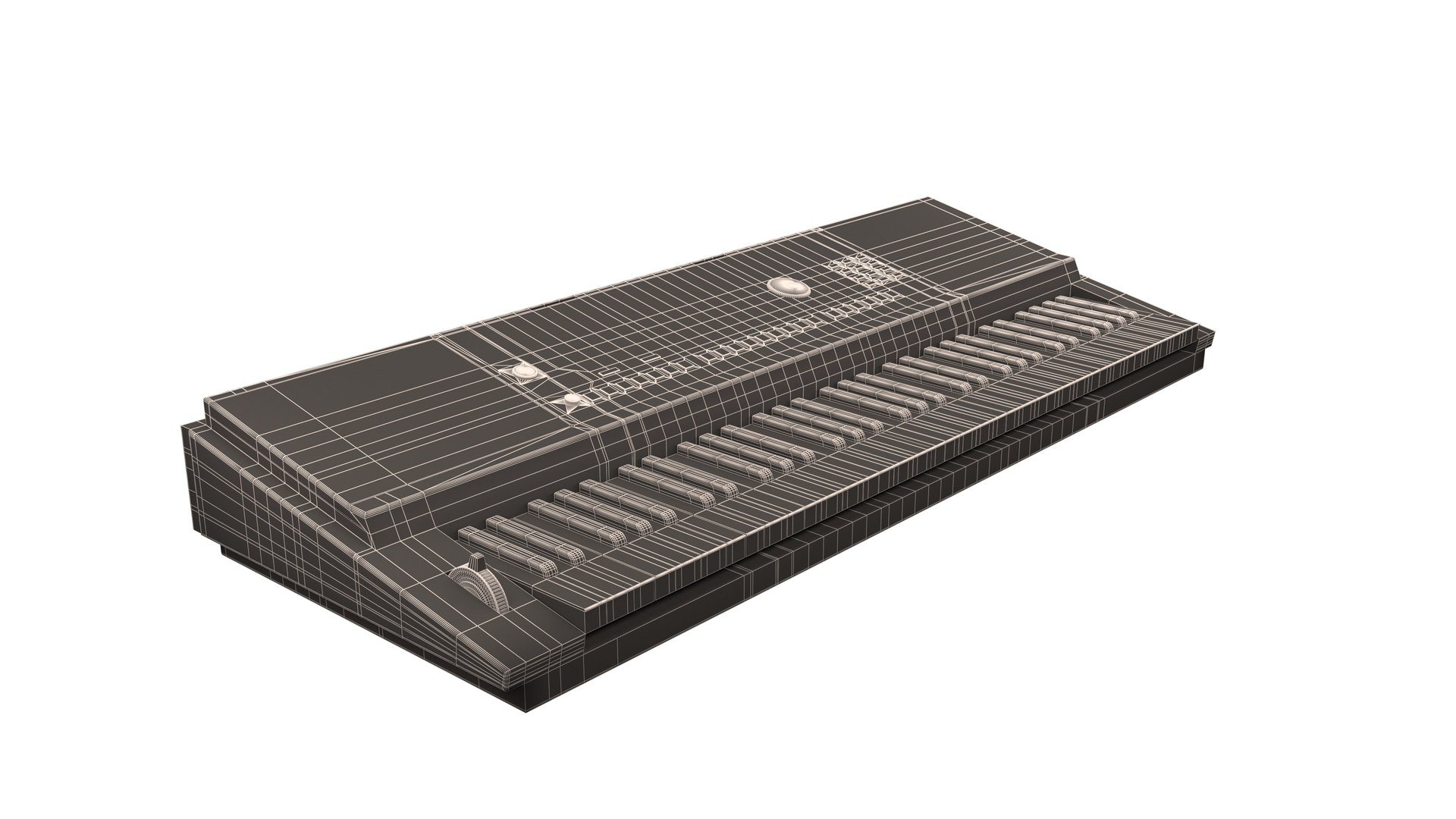 Roland Keyboard Red Clour Model - TurboSquid 1841079