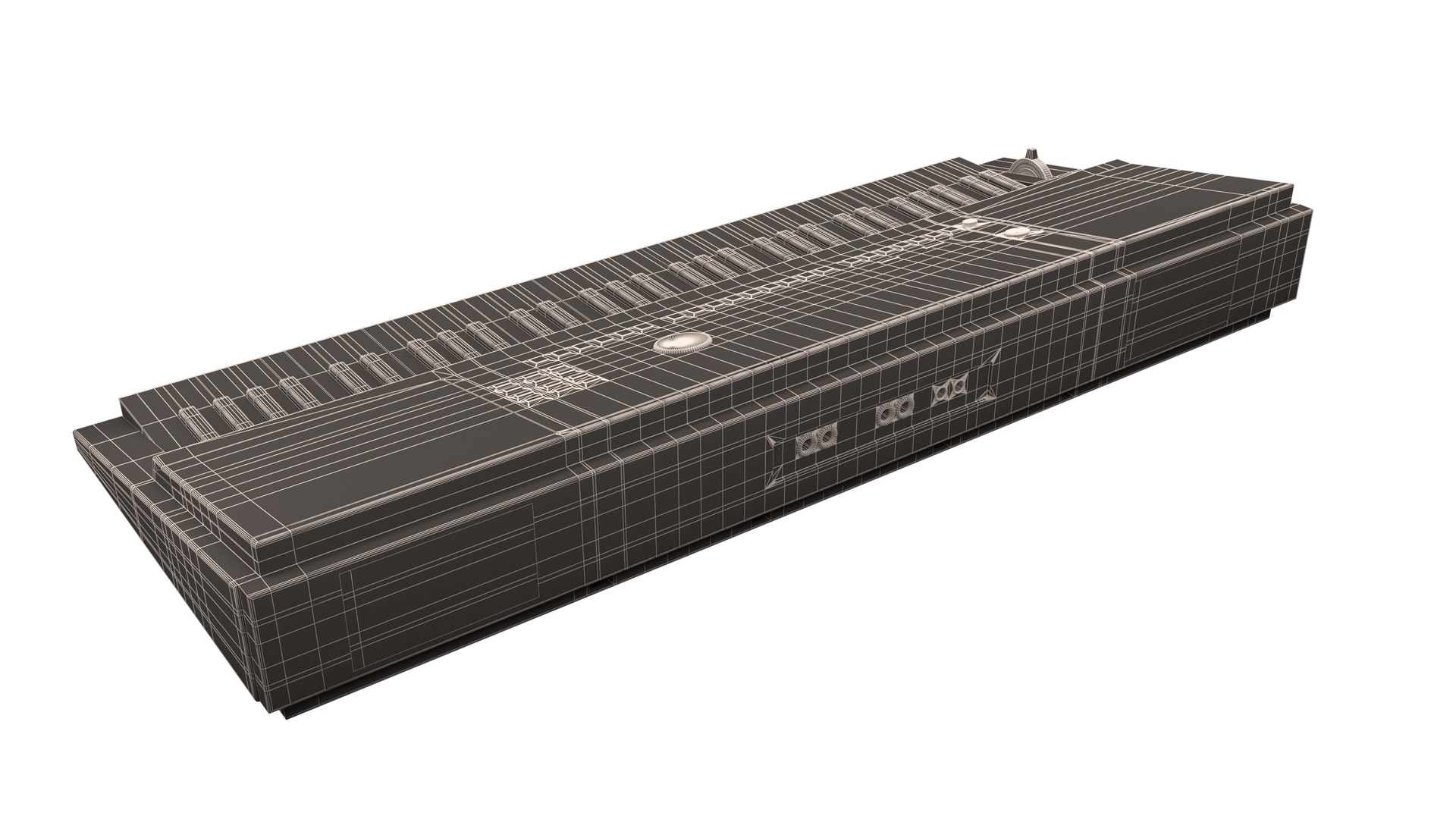 Roland Keyboard Red Clour Model - TurboSquid 1841079