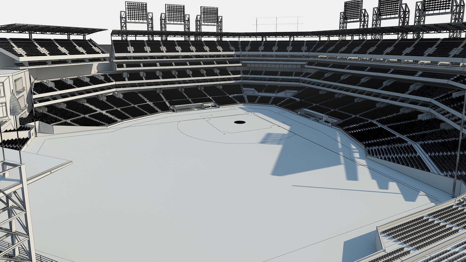 Baseball Stadium 3D Model - TurboSquid 1497044