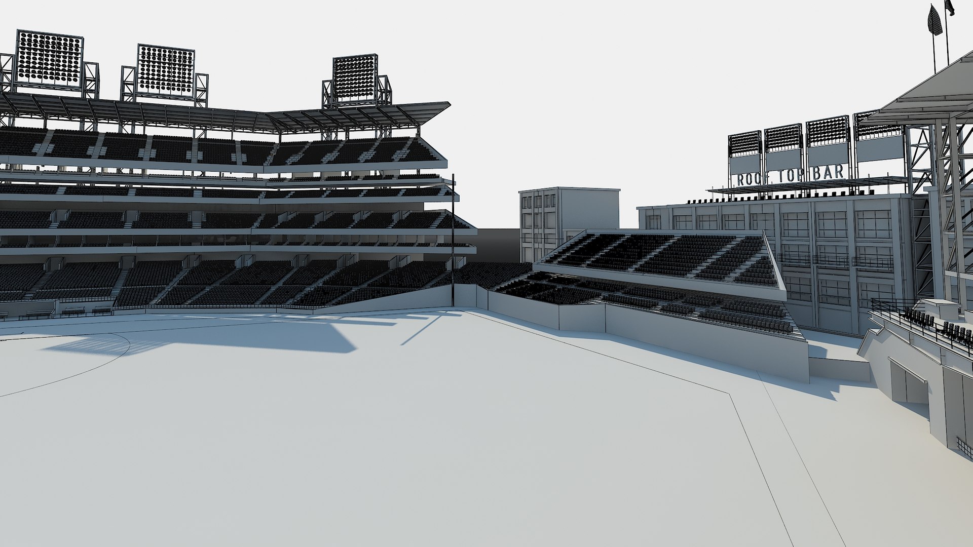 Baseball Stadium 3D Model - TurboSquid 1497044