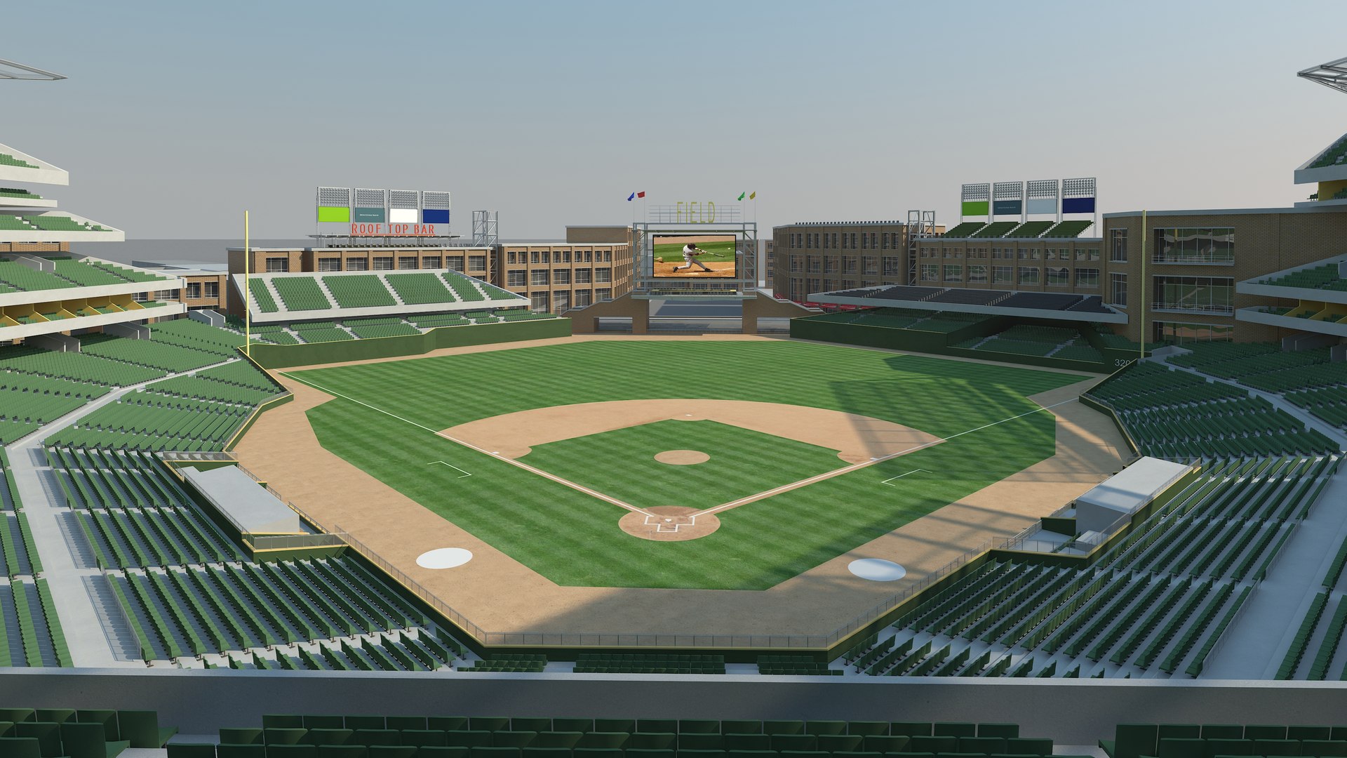 Baseball Stadium 3D Model - TurboSquid 1497044