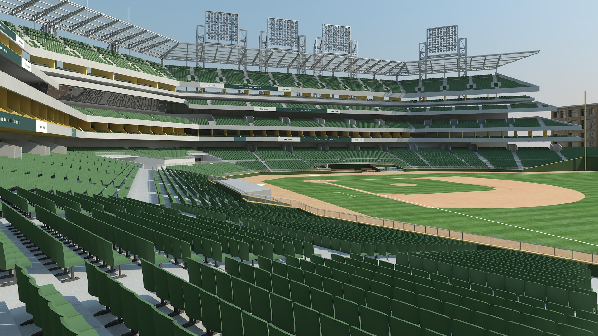 Baseball Stadium 3D Model - TurboSquid 1497044