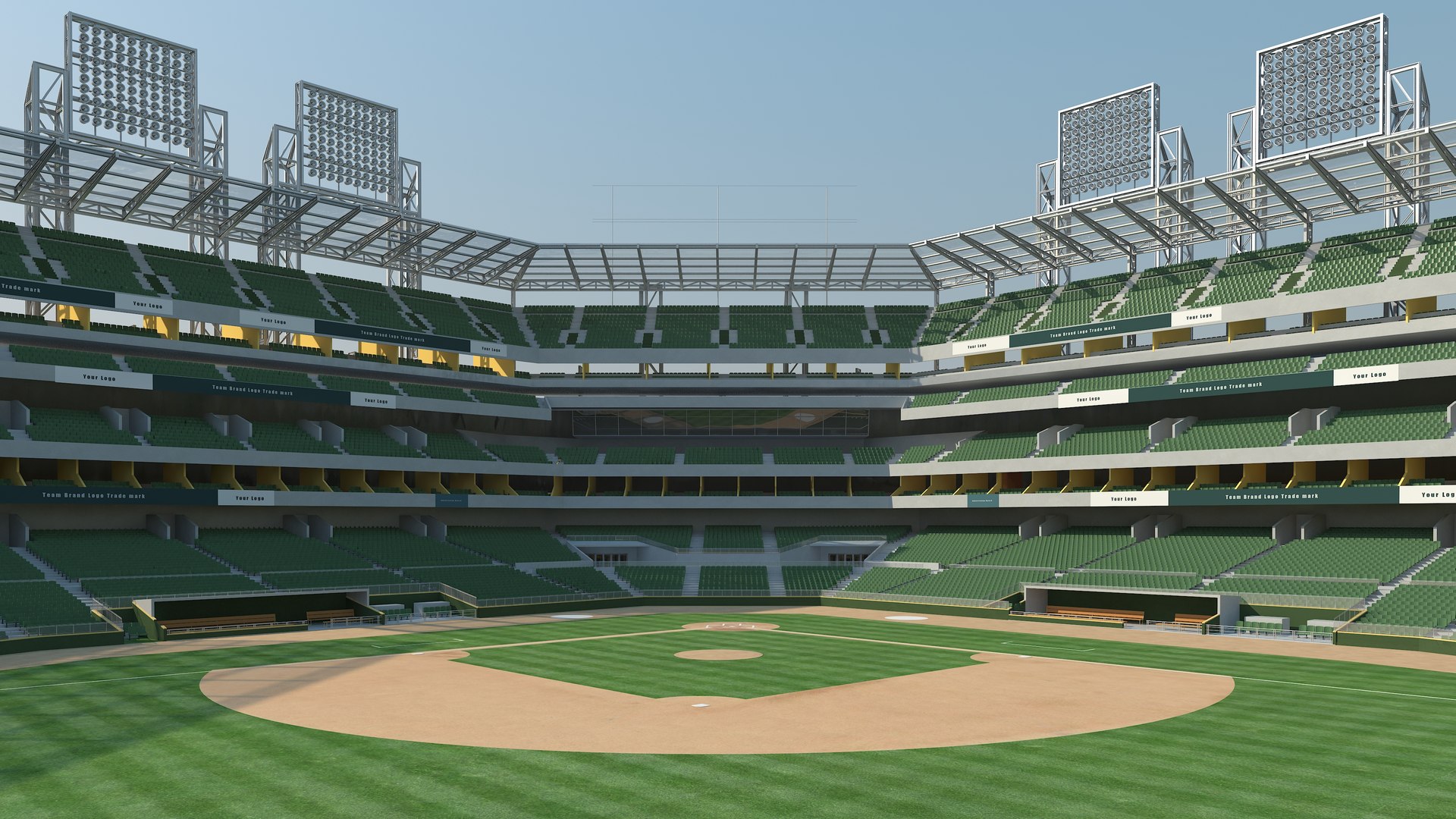 Baseball Stadium 3D Model - TurboSquid 1497044