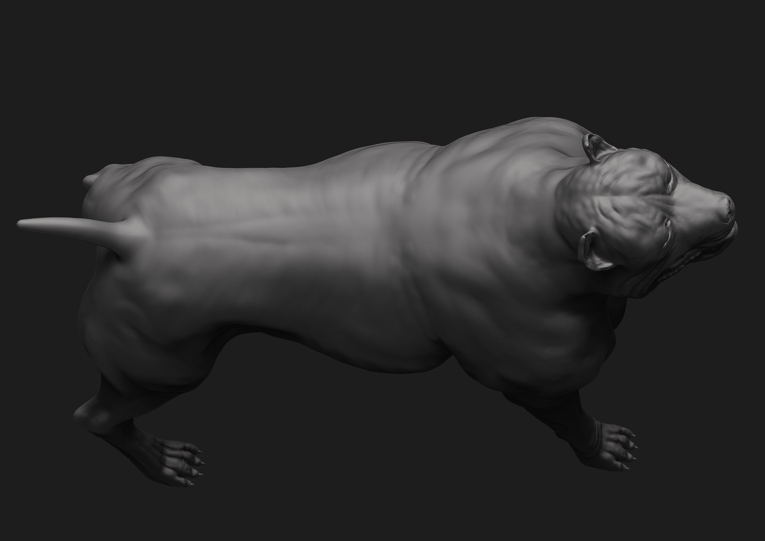 3D American Bully Bust 3D Print Model - TurboSquid 2120200