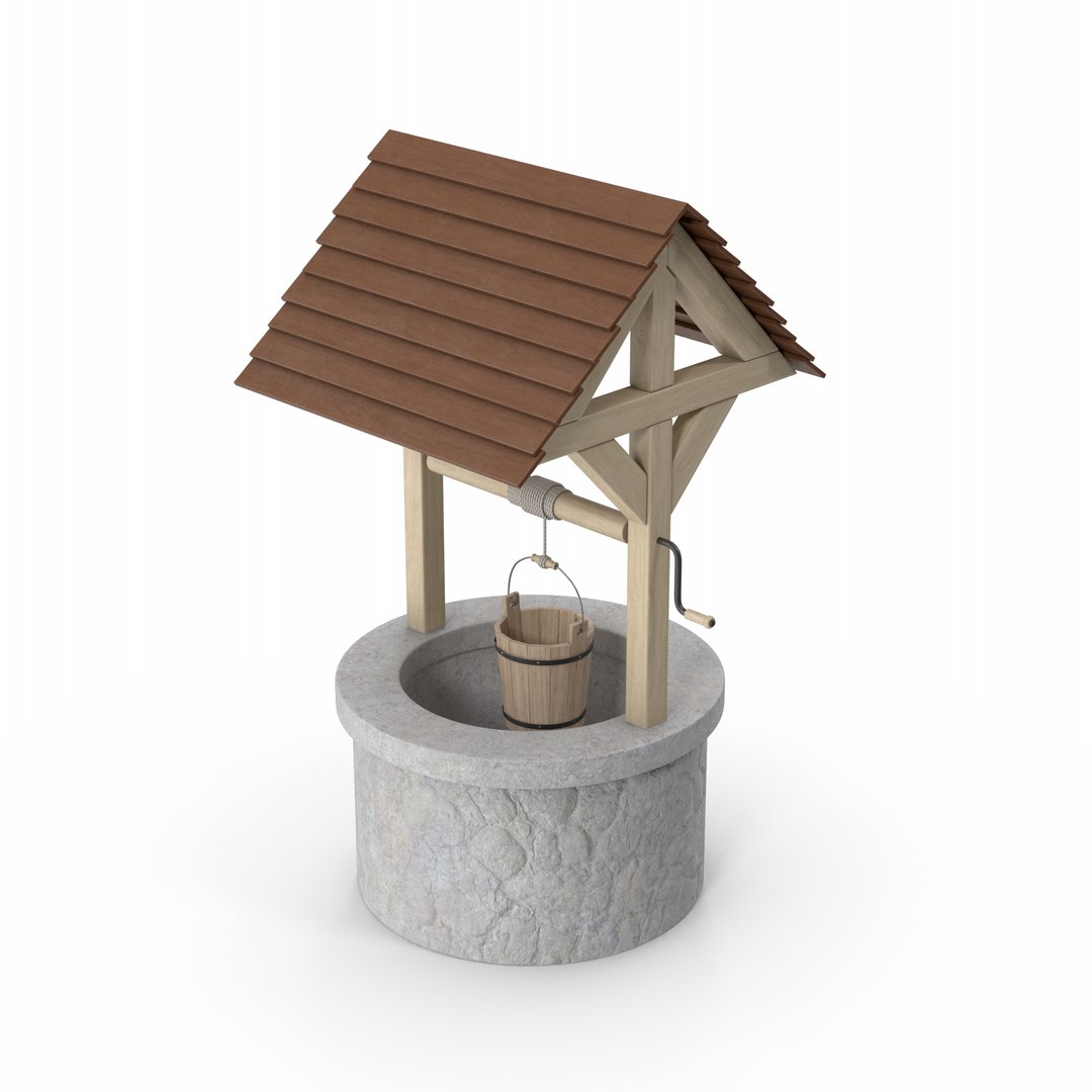 Water Well 3D Model - TurboSquid 2198512