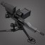 Xm307 Machine Gun 3d Max