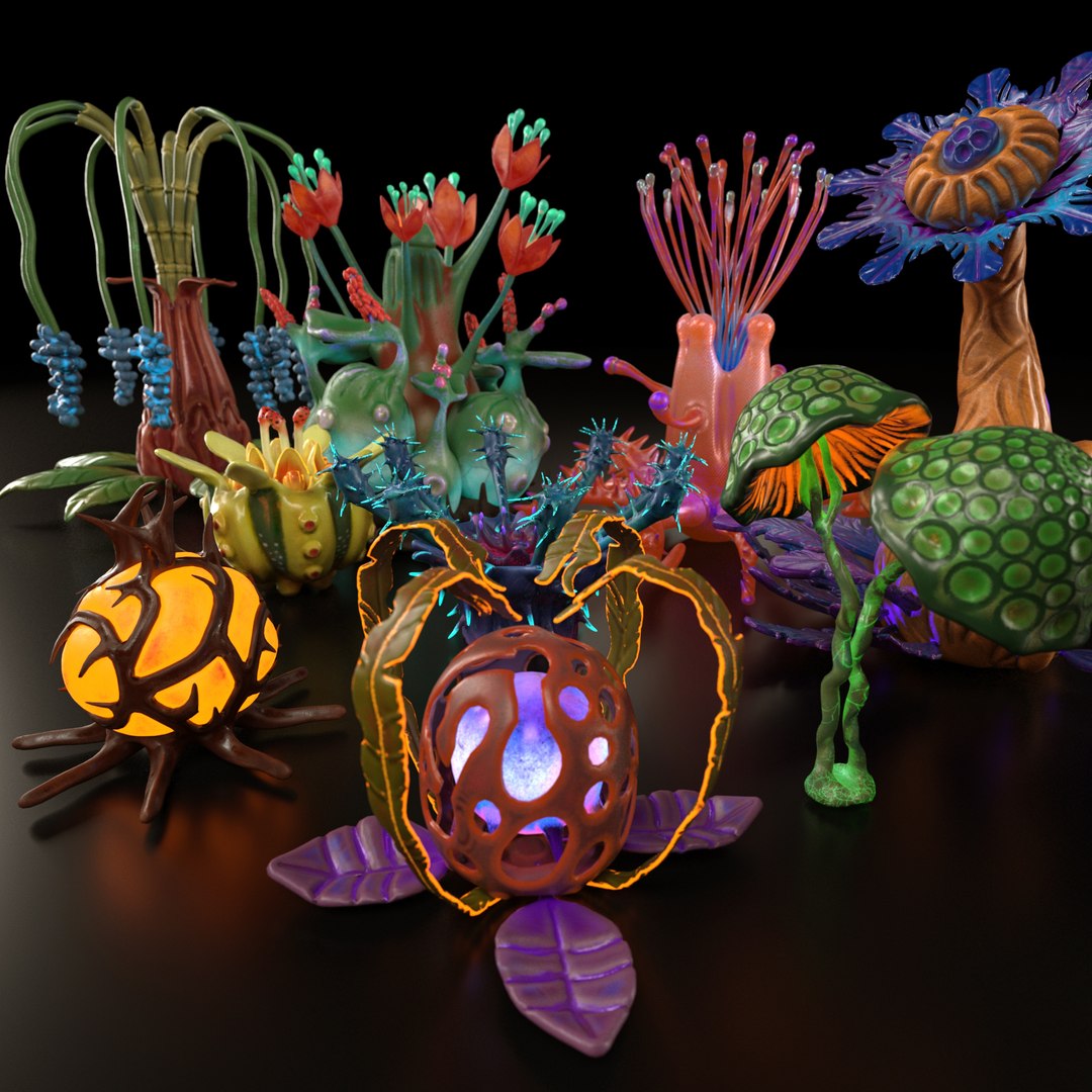 Fantasy Plants 3D - TurboSquid 1847935