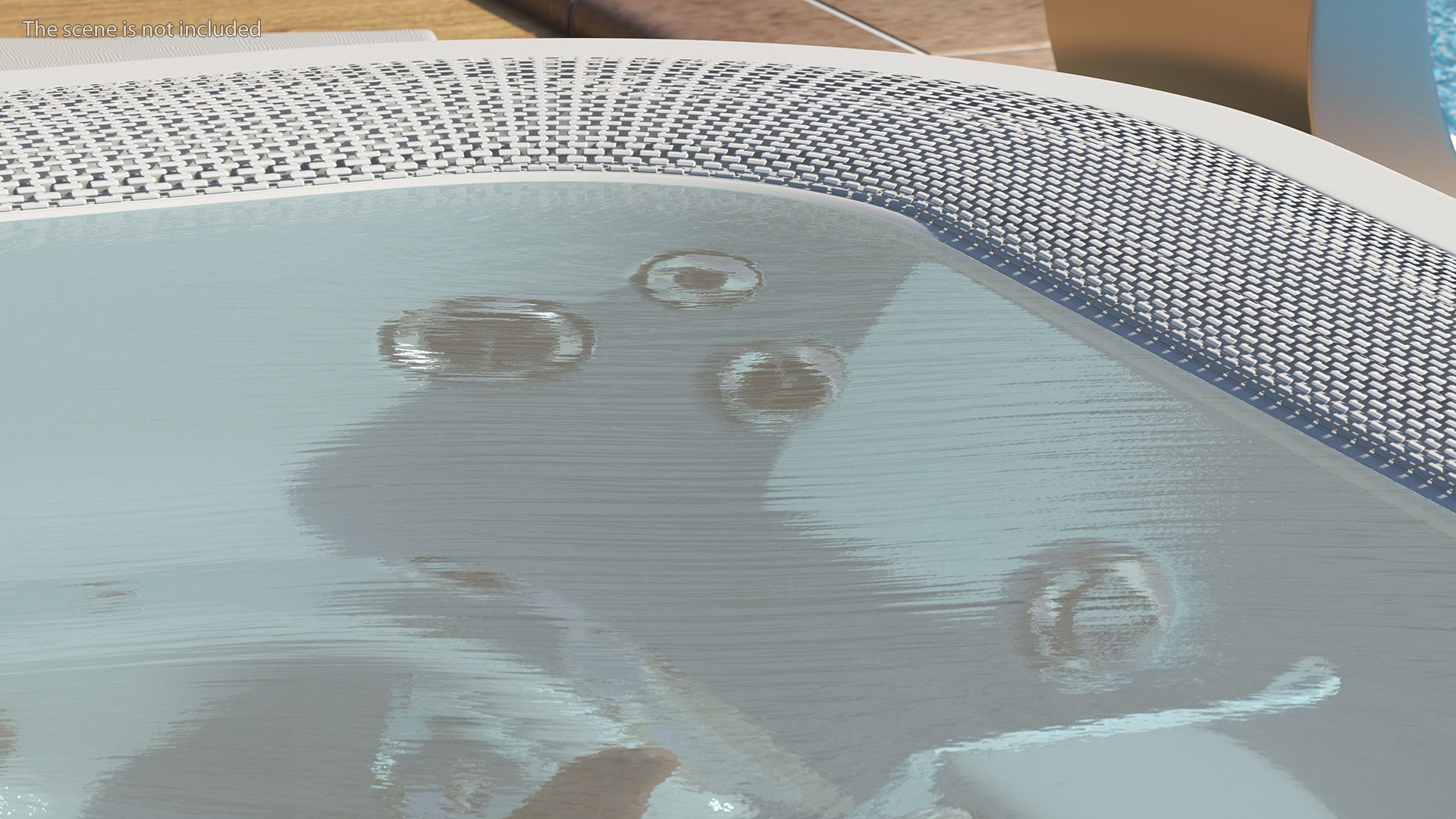 3D African American Man in Jacuzzi Virtus Hot Tub Rigged model ...