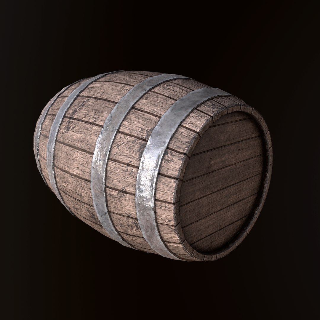 Pbr Ready Wine Cask 3D Model - TurboSquid 1214255