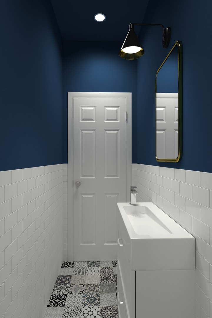 Powder Room 3D Model - TurboSquid 1236385