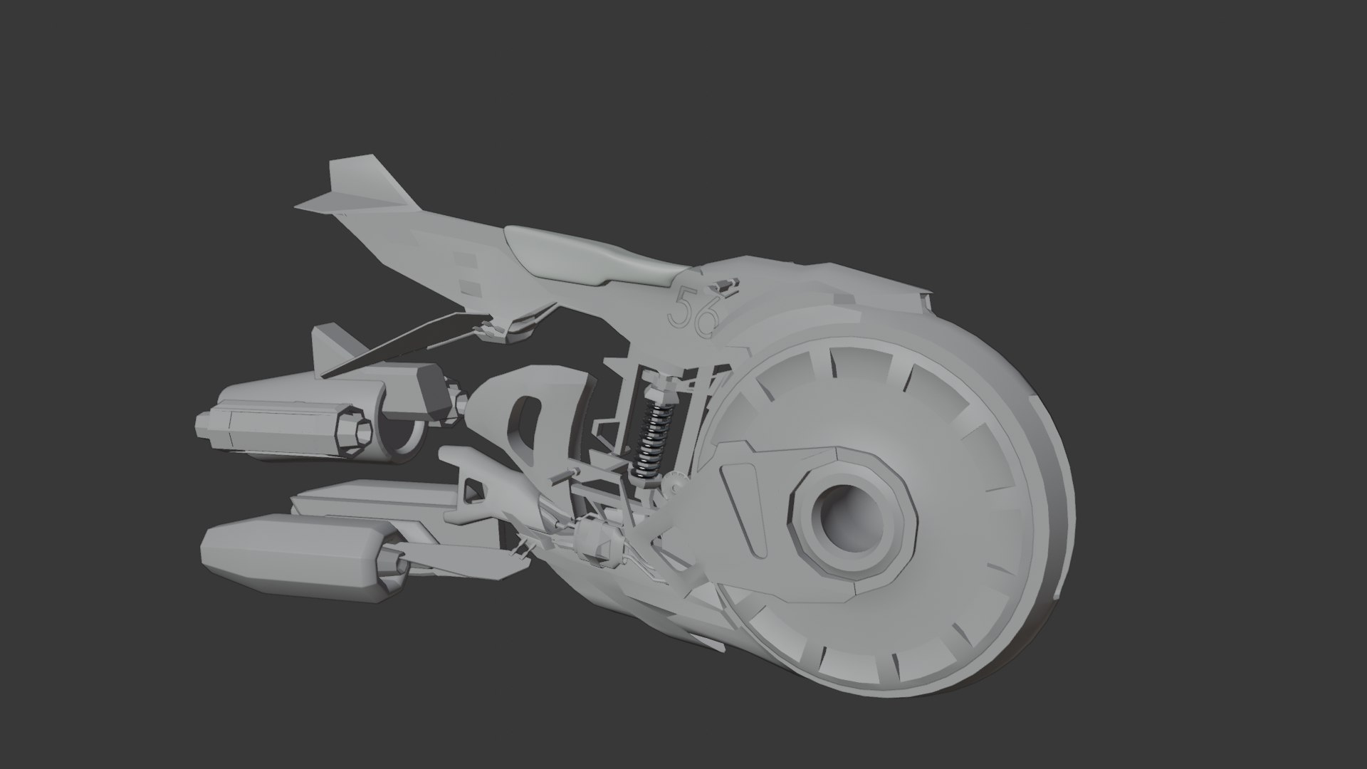 Hover Bike 3D Model - TurboSquid 2354606