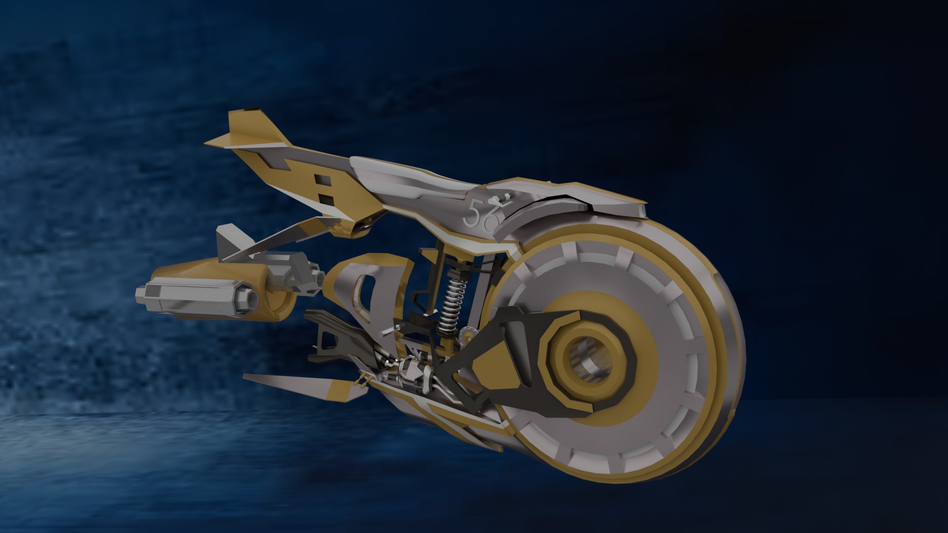 Hover Bike 3D Model - TurboSquid 2354606