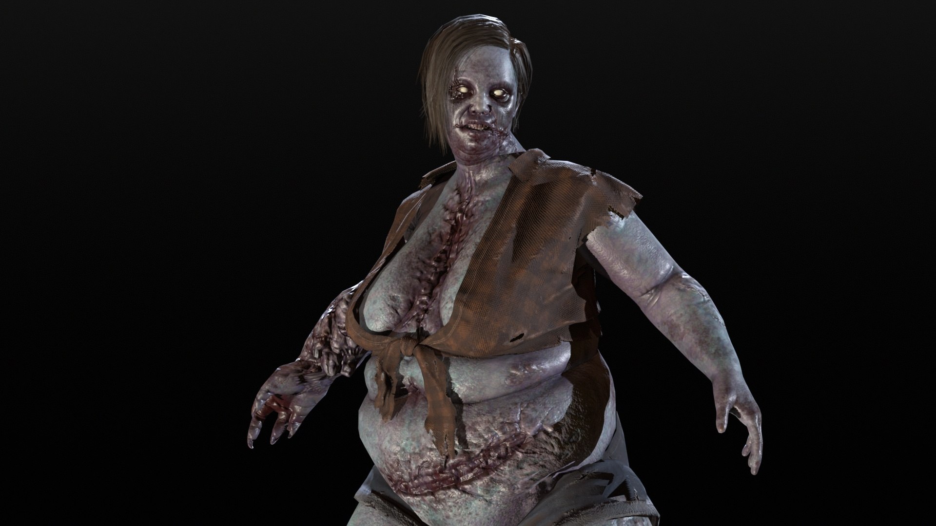 Urban Zombie 7 Model - TurboSquid 2030305