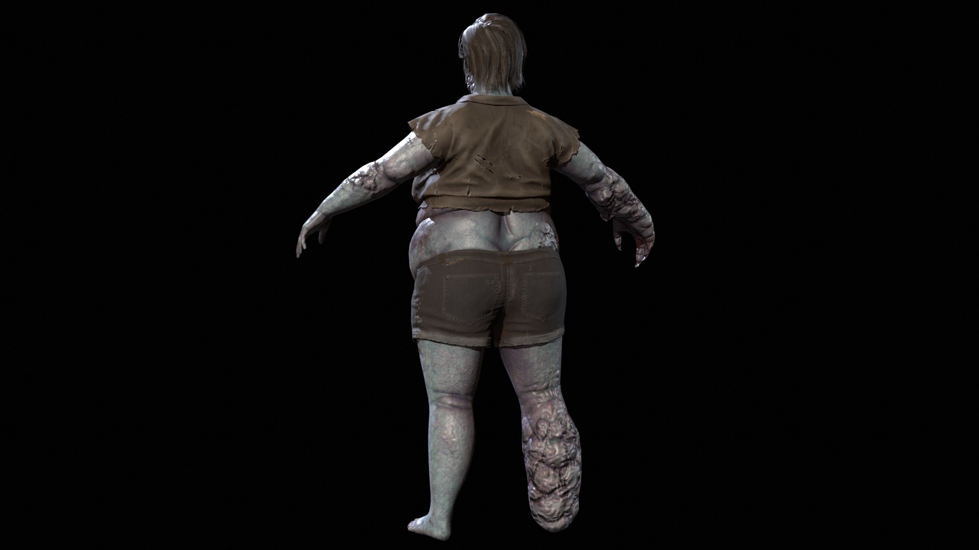 Urban Zombie 7 Model - TurboSquid 2030305